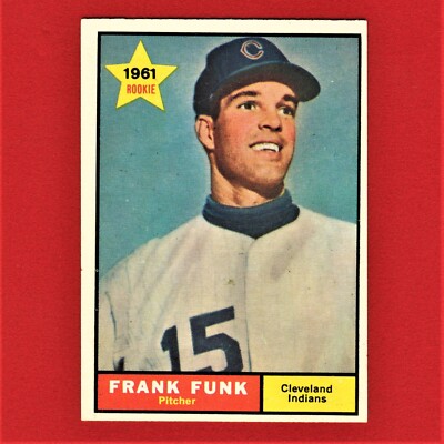 Frank Funk - 1961 - Indians - Topps - #362 - (EX+) - A5 | eBay