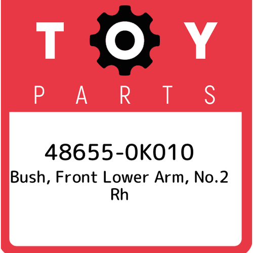 48655-0K010 Toyota Bush, front lower arm, no.2 rh 486550K010, New ...