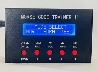 Morse Code Trainer II Shortwave Radio Telegraph CW Key Learning Radio w ...