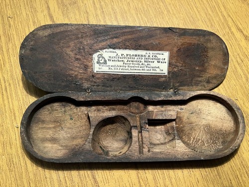Vintage Wood Box/Case For Portable Gold Miners Scale | eBay