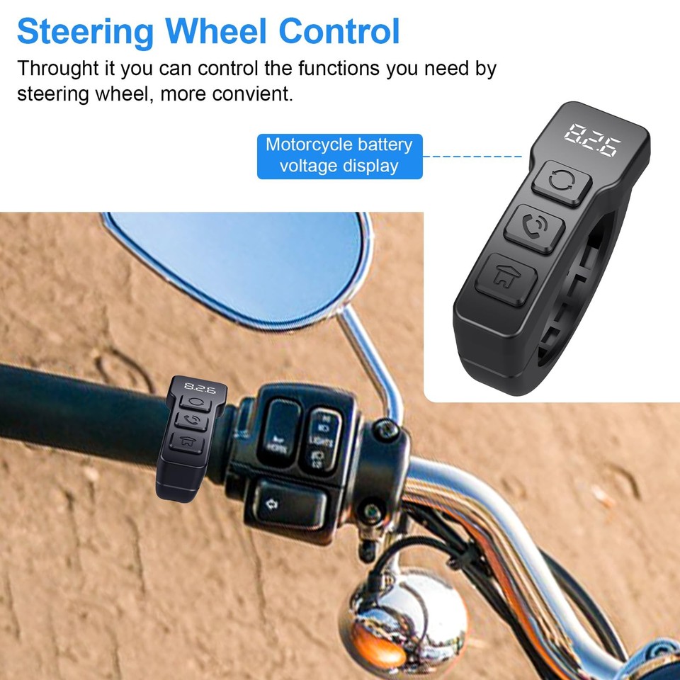 5.5" Portable Motorcycle Dash Cam, Motorcycle Carplay/Android Auto ...