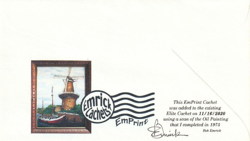 1980 Windmills #1739 Rhode Island "Bob Emrick Oil Painting" - Add-On ...