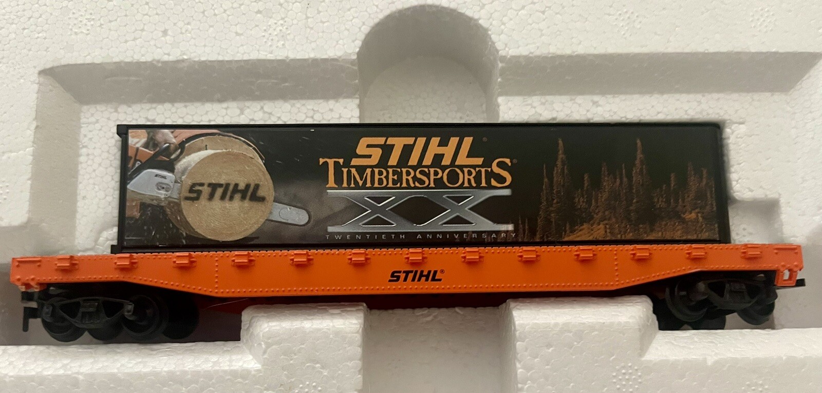 2005 STIHL TIMBERSPORTS NORSCOT HO SCALE TRAIN SET COMPLETE in BOX ...