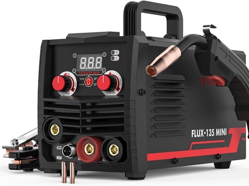 110V 135A MINI Welding Machine Flux MIG/Lift TIG/Stick 3-in-1 Electric ...