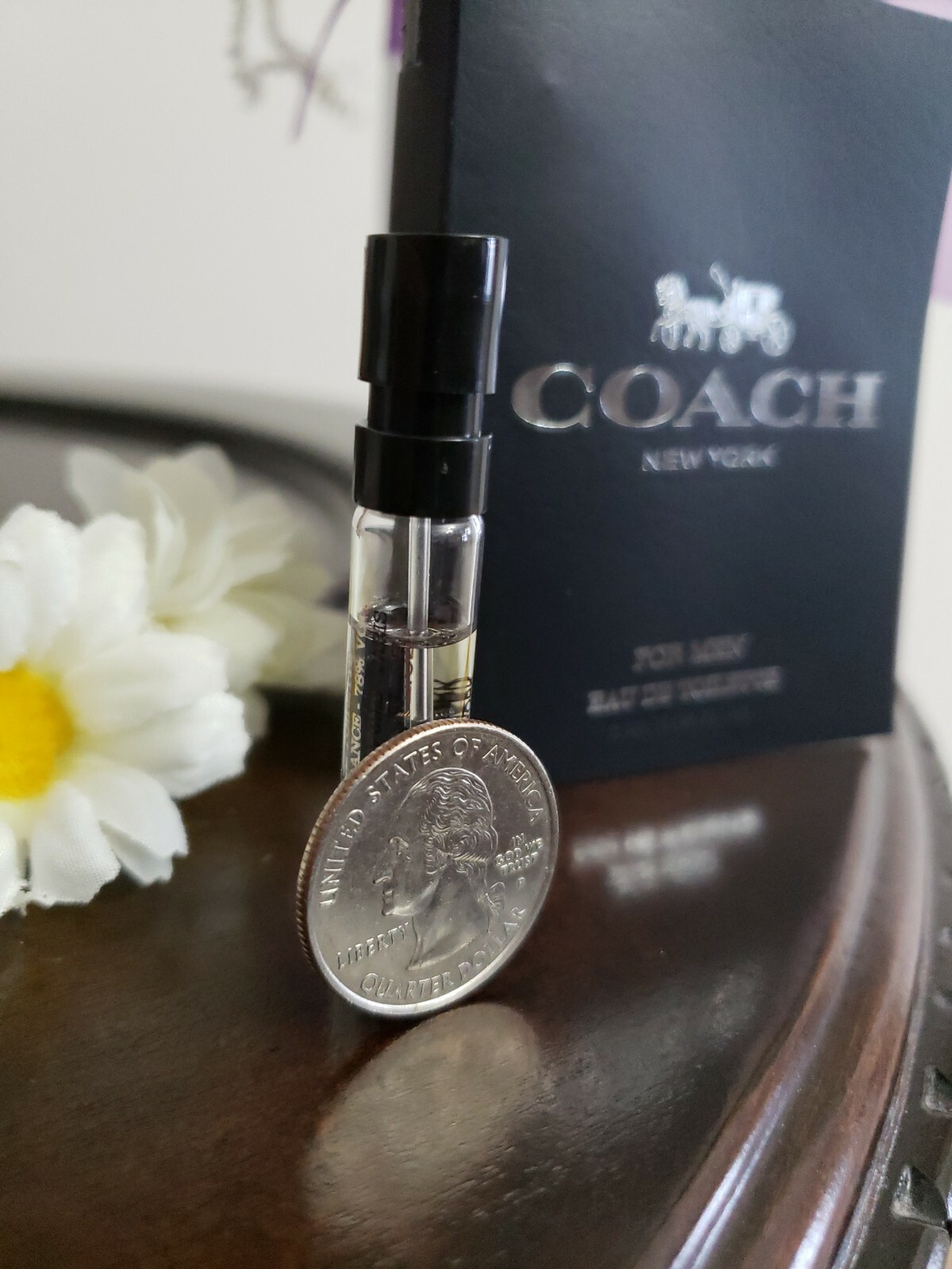 Coach "New York" Men EDT spray vial tube sample 0.06oz/2ml NIB 2024 ...