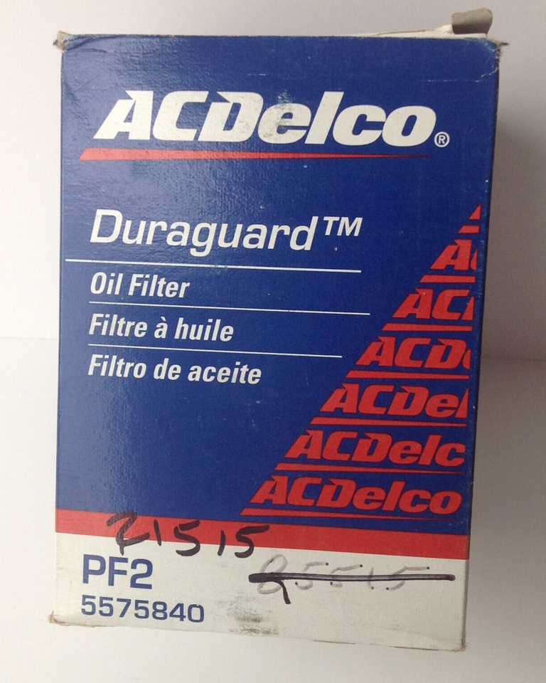 New Engine Oil Filter OEM ACDelco Duraguard PF2 5575840 Vintage 1995 ...