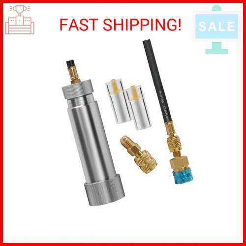 Lichamp AC Oil Injector R1234YF, R410A HVAC A/C Dye Injector Kit with ...