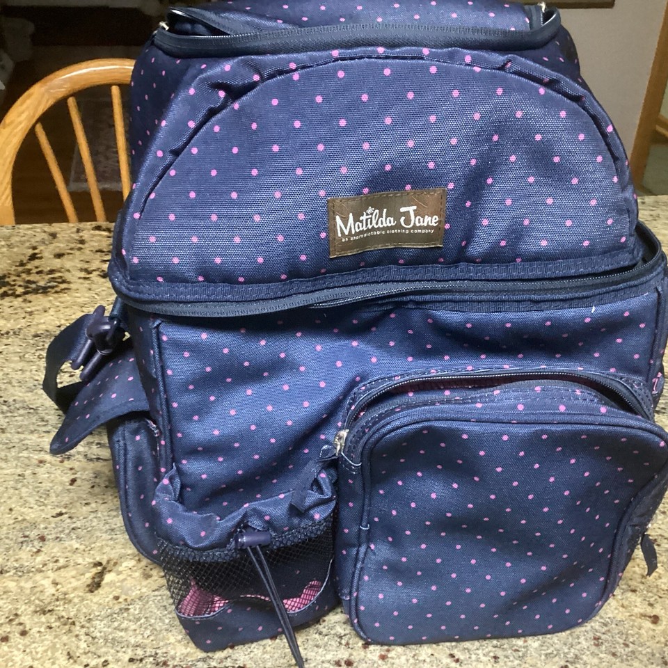 Matilda Jane Summer Fun Cooler Navy Thermo Padded Backpack Limited ...