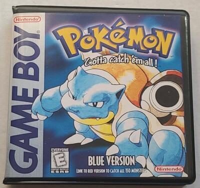 Pokemon Blue CASE ONLY Game Boy Box Pokémon | eBay