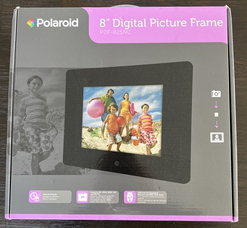 New POLAROID 8" Digital Picture Frame PDF-825NC | eBay