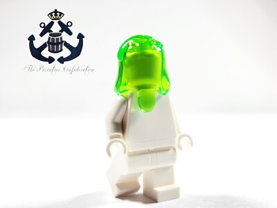 LEGO Minifigure Trans-Bright Green Head Slime Blob 77181 Ghostbusters ...