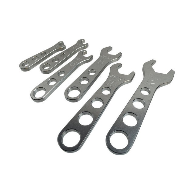 Aluminum 6 PC End Wrench Set 3 4 6 8 10 12 an Fitting Wrenches 465 for ...