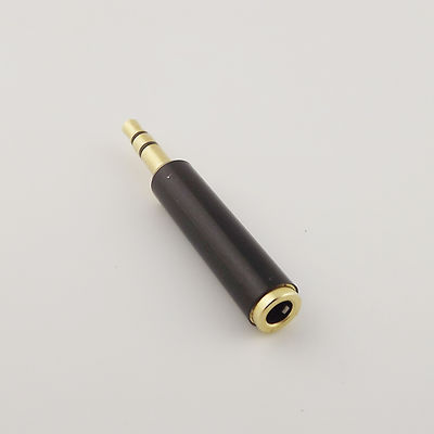 3.5mm 3 Pole Stereo Male to 3.5mm Female 4 Pole 3 Ring Audio Adapter ...