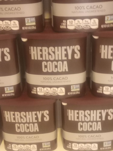 Hershey's 8 oz. Natural Unsweetened %100 Cocoa Powder Canister | eBay