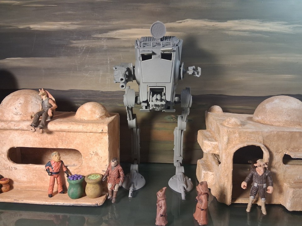 STAT WARS, VINTAGE COLLECTION, 3.75" CUSTOM AT-ST WALKER | eBay