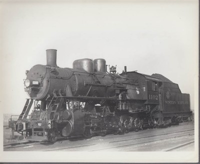 Western Maryland RR 2-10-0 #1102 steam locomotive photo Hanover ...
