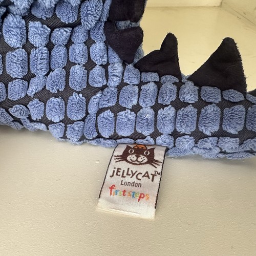 Jellycat Dippy Dino First Steps Plush Blue Dinosaur Soft Stuffed Animal ...