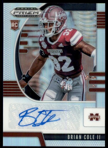 2020 Panini Prizm Draft Picks Autograph Prizms #254 Brian Cole II | eBay