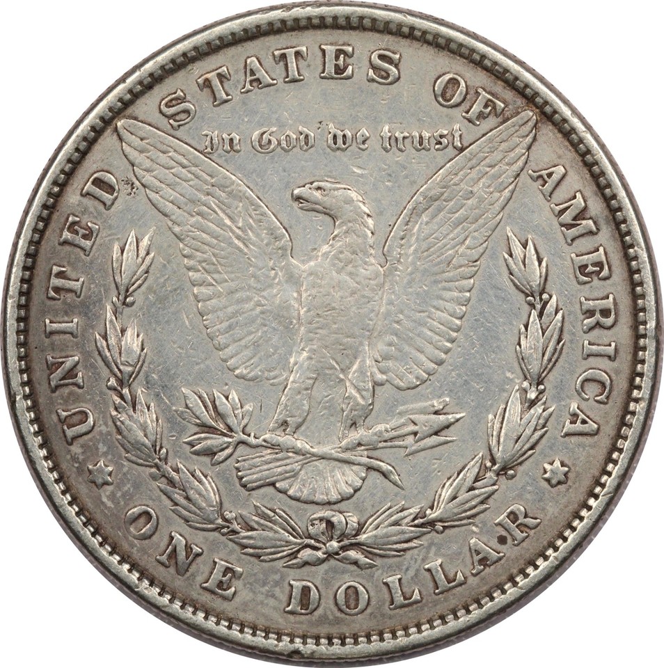 1878 8 Tail Feather 8TF Morgan Silver Dollar $1, Very Fine VF+, Cleaned | eBay