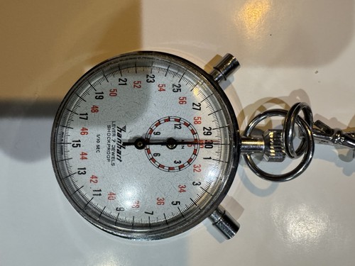Vintage Hanhart Stopwatch 3 Button Shockproof 1/10 Sec 30 Second With ...