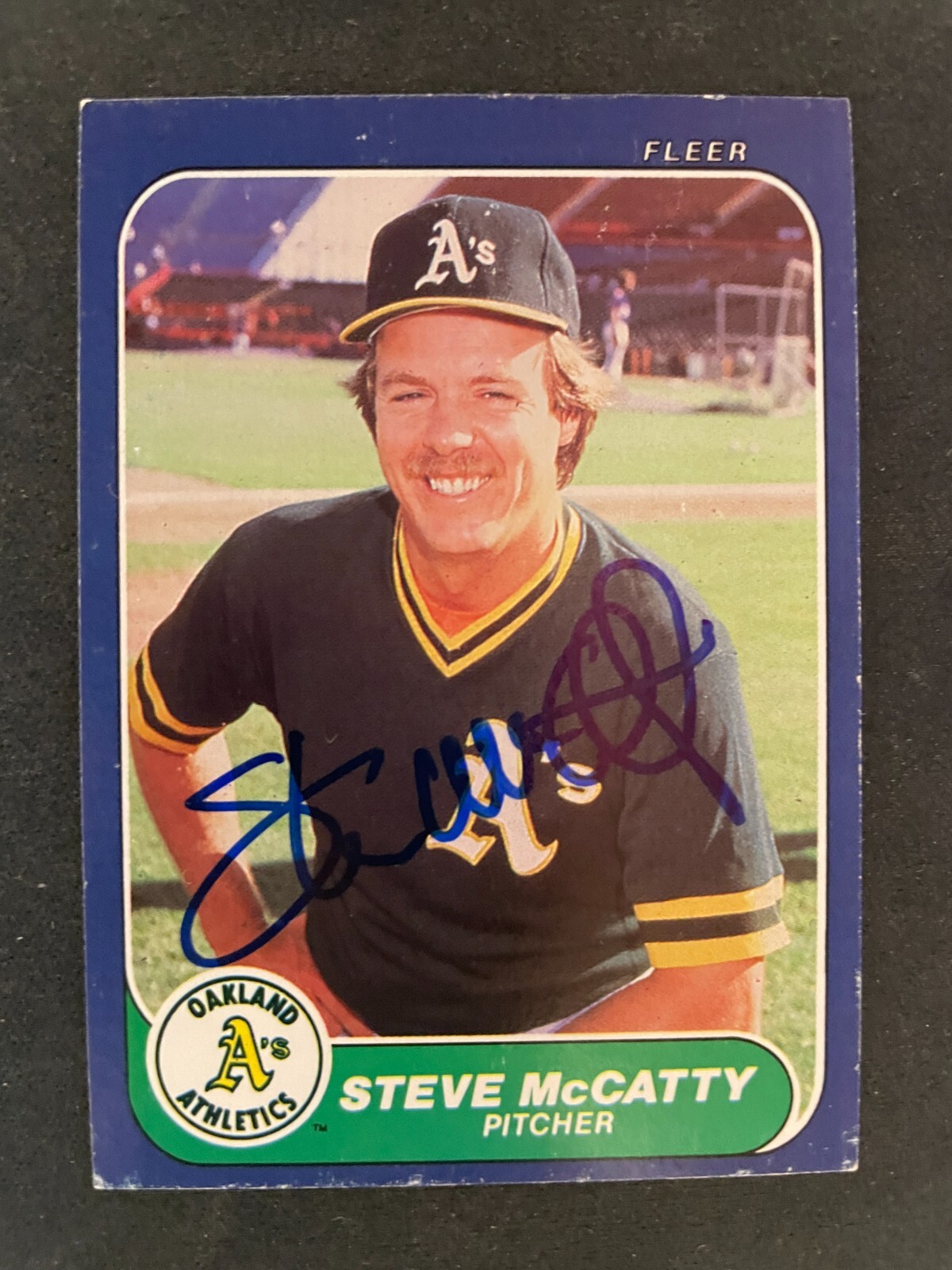 1986 Fleer SIGNED: Steve McCatty, A's #427 | eBay