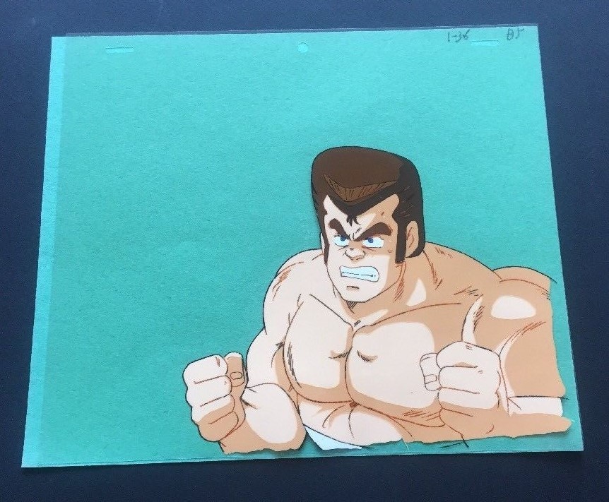 SAKIGAKE!! OTOKOJUKU - HIDEMARO GOKUKOJI anime cel 1-36 D5 w/ Genga ...