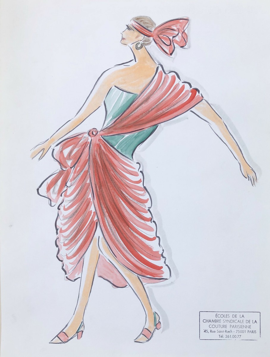 Croquis De Mode Robes Courtes