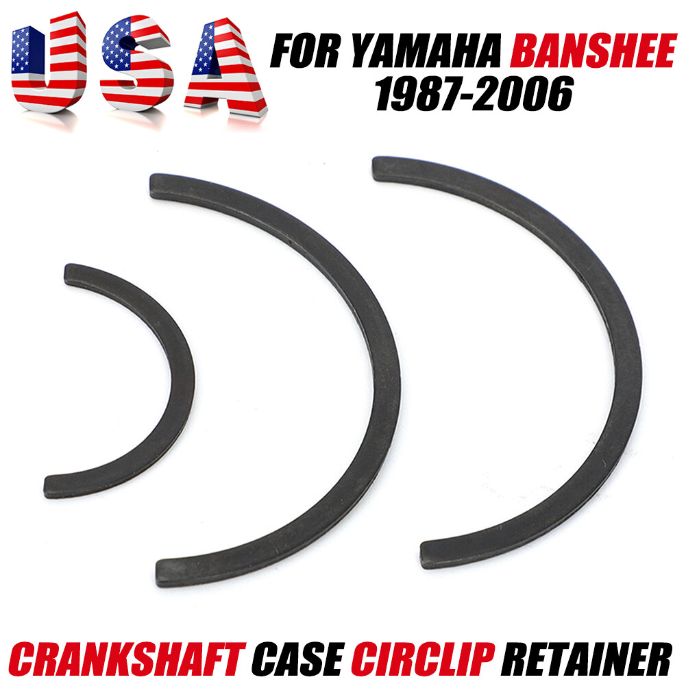 3 For Yamaha Banshee 350 Crank Shaft Case Circlips Retainer C Clips ...
