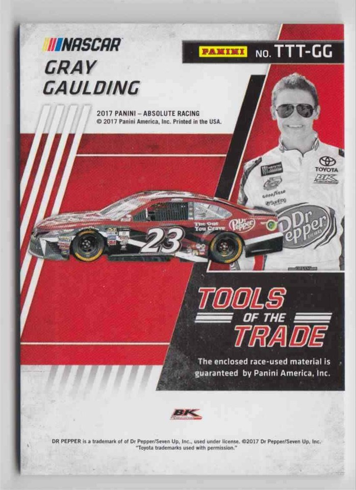 2017 Absolute Tools Of The Trade Triple Gray Gaulding Firesuit Metal ...
