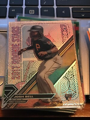 Josh Bell 2017 Topps High Tek Squiggle #HTJBE rookie card rc pirates ...