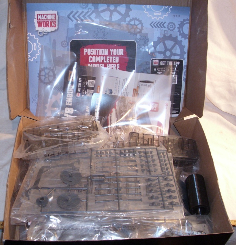HAYNE'S MACHINE WORKS V8 ENGINE PLASTIC MODEL KIT BOXED 723736132592| eBay