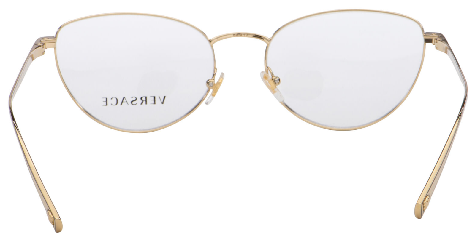 New Versace Reading Glasses VE Mod.1266 1252 54-17 140 Shiny Gold ...