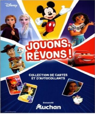 Toutes les cartes Disney 2024 Jouons Rêvons 10/2025 Auchan Port Gratuit ...