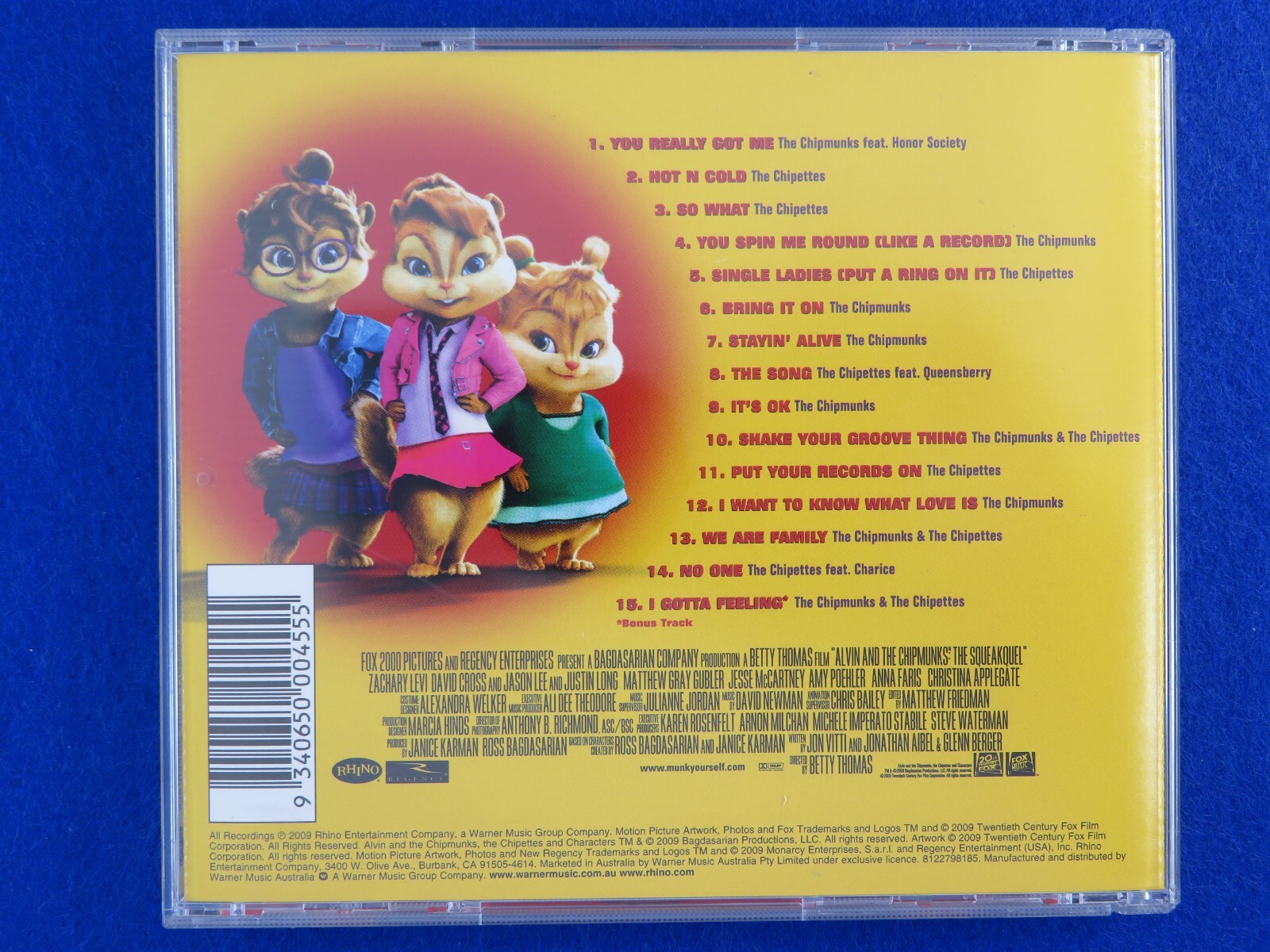 Alvin and The Chipmunks The Squeakquel Soundtrack CD for sale online | eBay