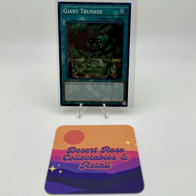 YuGiOh! Giant Trunade SRL-EN048 Super Rare Spell Ruler 25th Anniversary ...