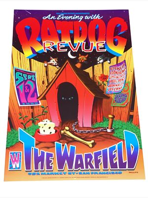 Bob Weir Ratdog Original Concert Poster From The Fillmore 1995 | eBay