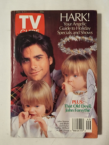 TV GUIDE MAGAZINE DEC 5 1992 JOHN STAMOS FULL HOUSE COVER PROVIDENCE ...