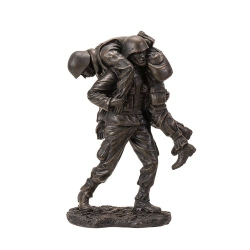 Heroes Wounded Soldier Military Collectible Cast Cold Resin Figurine | eBay