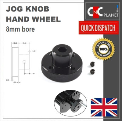 Jog Knob Hand Wheel collar knob for 8mm lead screw shaft CNC router 3d printer | eBay UK
