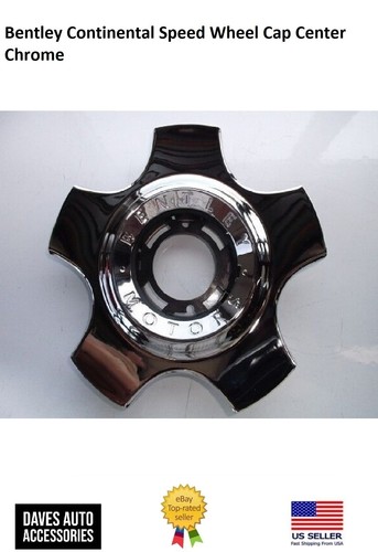 Center Wheel Cap Speed Chrome Plated For Bentley Continental -High ...