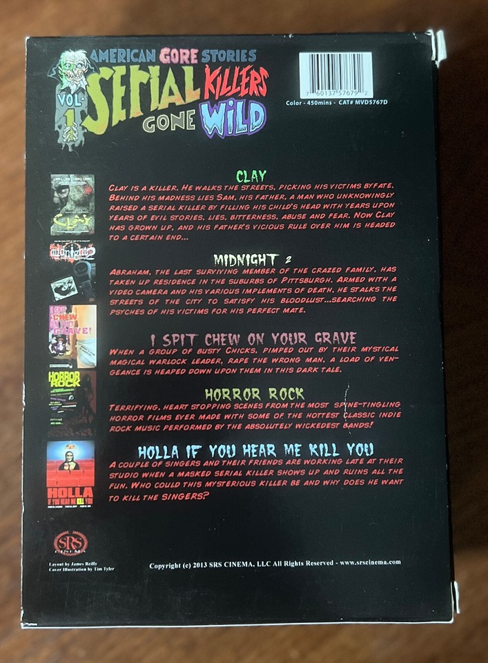 American Gore Stories Vol. 1 - Serial Killers Gone Wild (5 DVD Set) | eBay