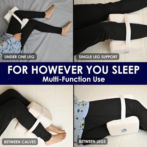 Memory Foam Wedge Contour Leg Pillow Knee Pillow Cushion Support for ...