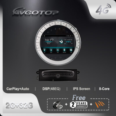 for Mini Cooper 2007-2016 R56 R60 Android 13 Satnav Radio Display ...