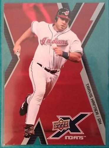 2009 UPPER DECK X DIE CUT TRAVIS HAFNER #27 CLEVELAND INDIANS RANGERS ...