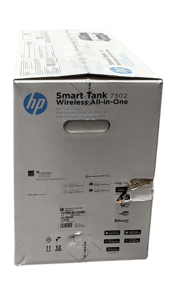 HP Smart Tank 7302 Wireless AlO Color Inkjet Ink Tank Printer - New ...