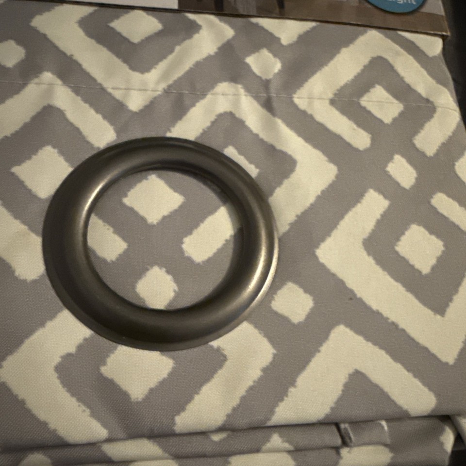 Comfort Bay Room Darkening Tempo Curtain 1 Panel W/Grommets 40”x84”grey ...