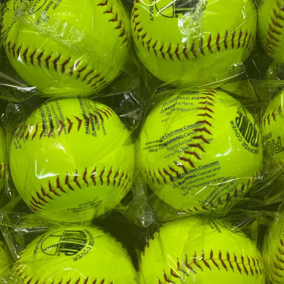 (12) MacGregor 1394814 Trump Stote AK-EZ-USA-Y Yellow 12” Slowpitch ...