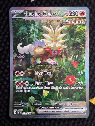 Gouging Fire ex 204/162 SV Temporal Forces Special Illustration Rare ...