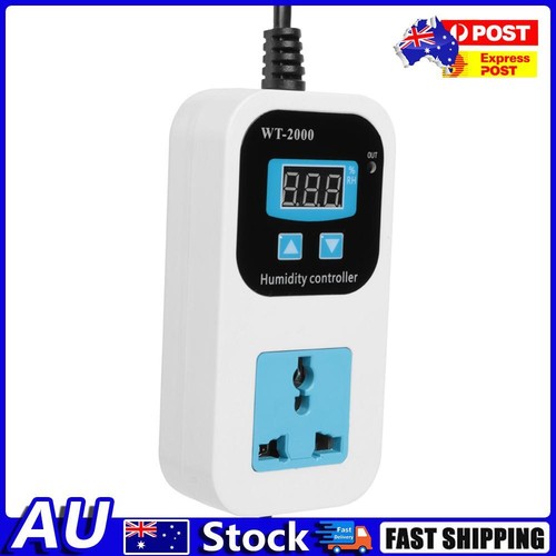 110-220V Digital Humidity Controller Moisture Control Switch Socket (EU ...