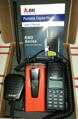 BK Radio KNG2-P150 Digital Portable Radio P25 APCO - 2048 Ch 6 Watt VHF ...
